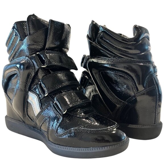 Isabel Marant | Shoes | N8 Isabel Marant Beckett Sneakers Black Silver ...